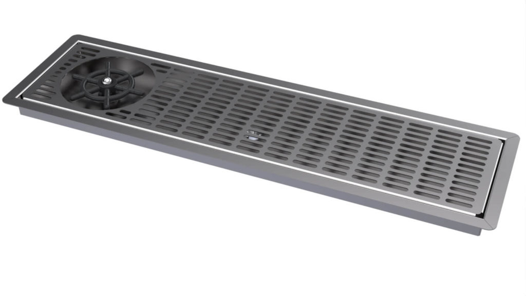 Simply Stainless SBM.DT.GR.0600 600mm Drop In Drip Tray with Glass ...