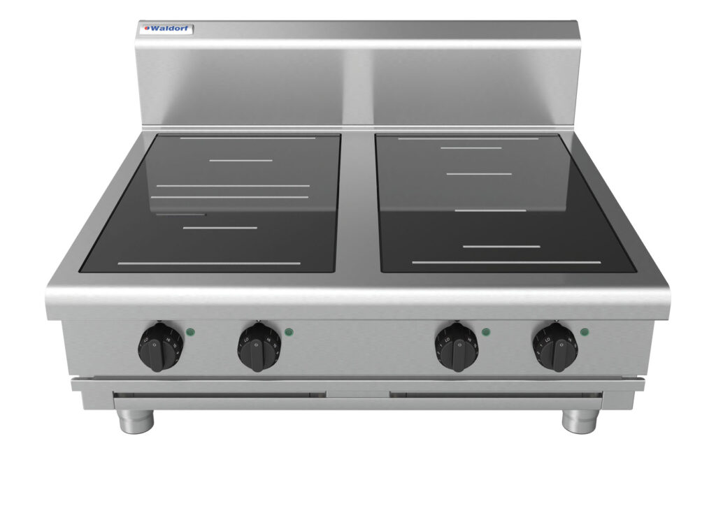 Waldorf 8400 Series IN8400R3F-B 900mm Four Induction Benchtop Cooktop ...