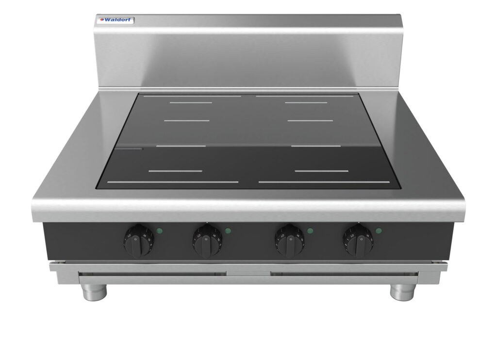 Waldorf BOLD 8400 Series INB8400F-B-BLK 900mm Four Full Area Induction ...