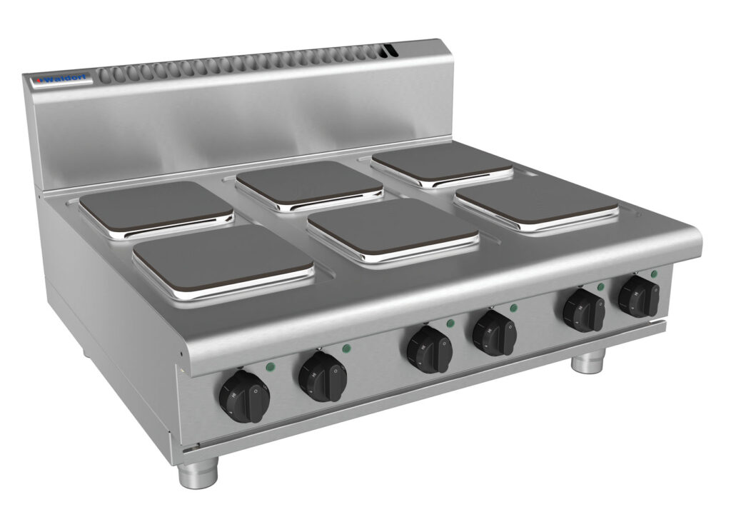 Waldorf 8600 Series RN8600SE-B 900mm Electric Benchtop Cooktop with ...