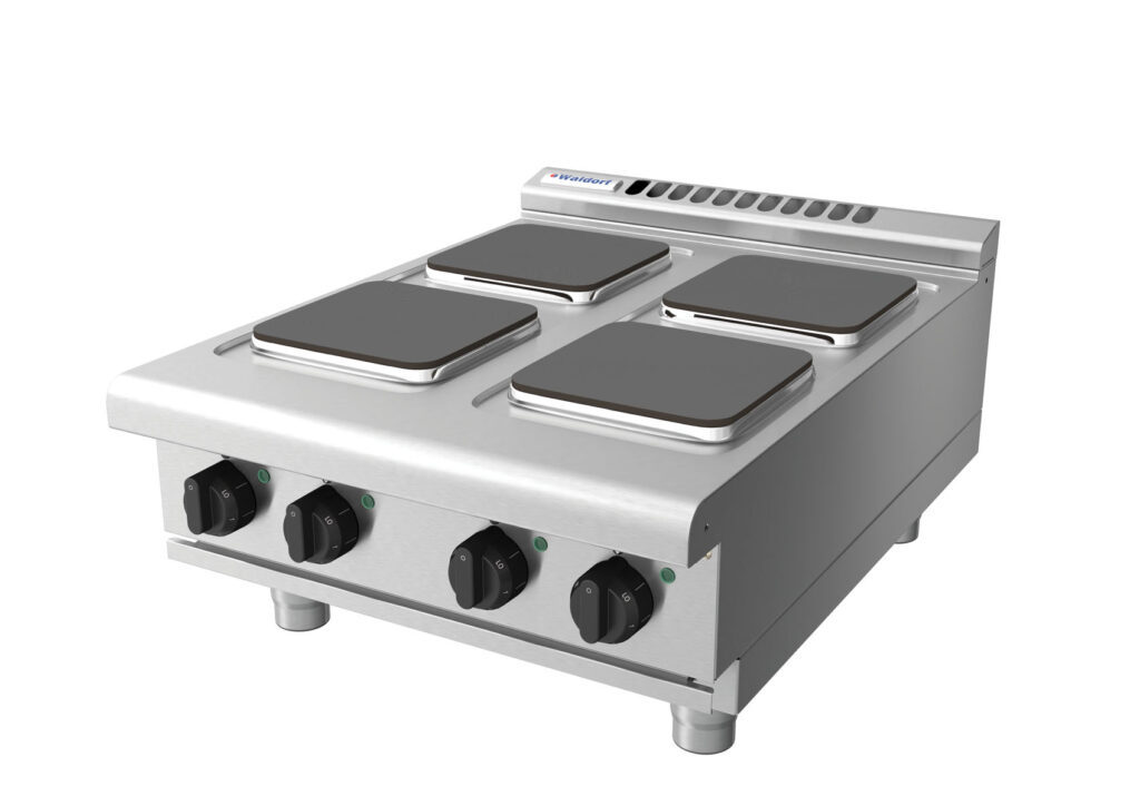 Waldorf 8400 Series RNL8400SE-B 600mm Electric Benchtop Cooktop with ...