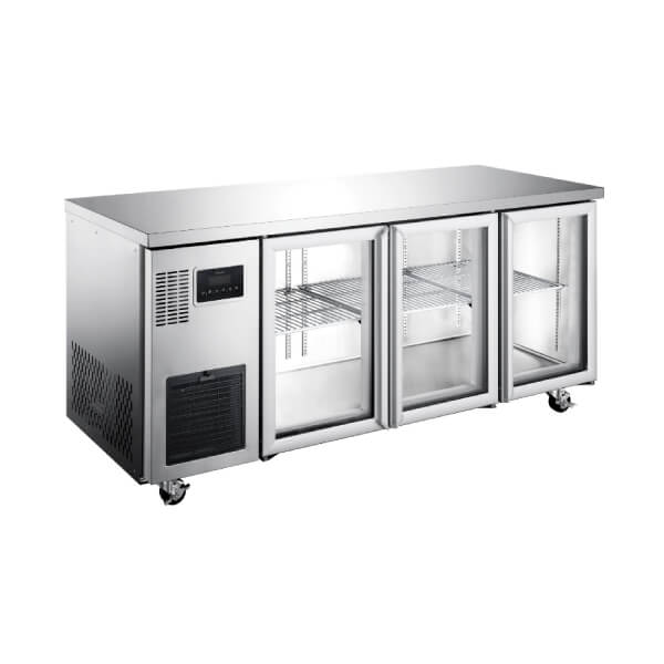 Williams HTU3GS Three Glass Door 384Lt Undercounter Chiller