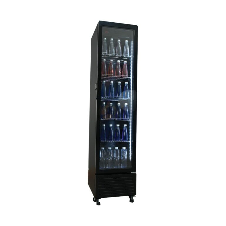 Exquisite DC230 Single Glass Door, 229Lt Slim Vertical Display Chiller ...