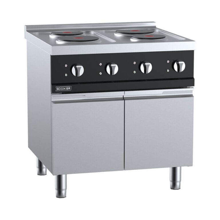 B&S DLZS4N-C9D2 Scooker Series Electric Solid Plate Four-Zone Boiling ...